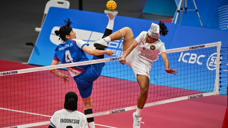 Tim Sepak Takraw Putri Indonesia Persembahkan Medali Perak di Asian Games 2023 Women's Quadrant
